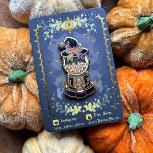 CANDY CORN DISPENSER. Enamel Pin. Hard Enamel Pin. Witchy Pin. Candy ...