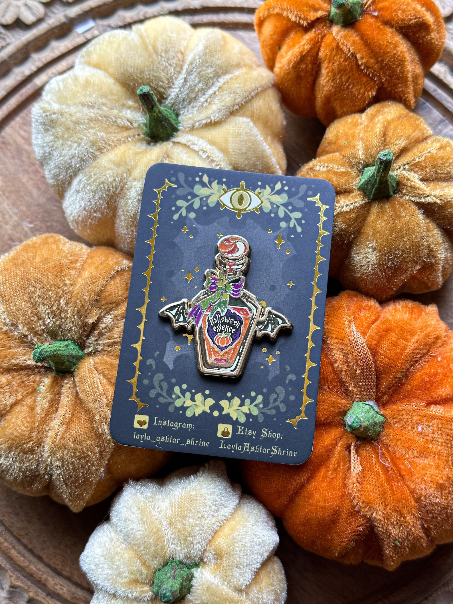 HALLOWEEN ESSENCE POTION. Enamel Pin. Hard Enamel Pin. Witchy Pin ...