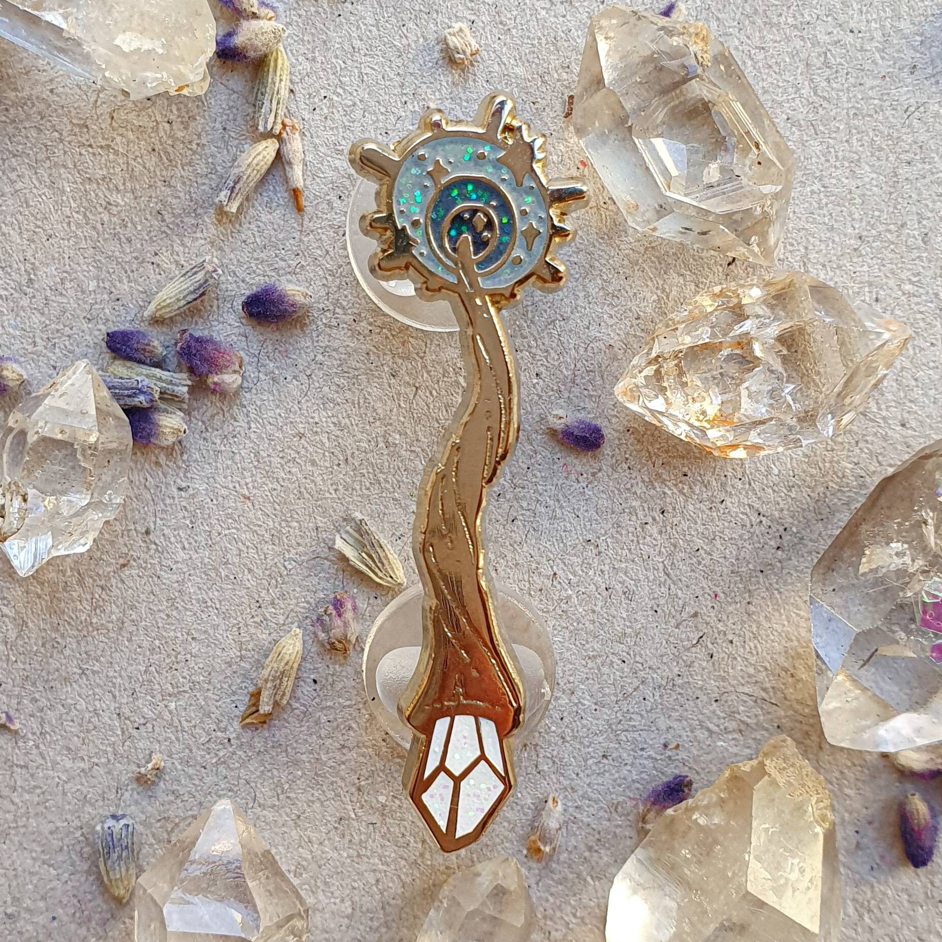 Crystal Ball Enamel Pin. Hard Enamel Pin. Witchy Pin. All - Etsy