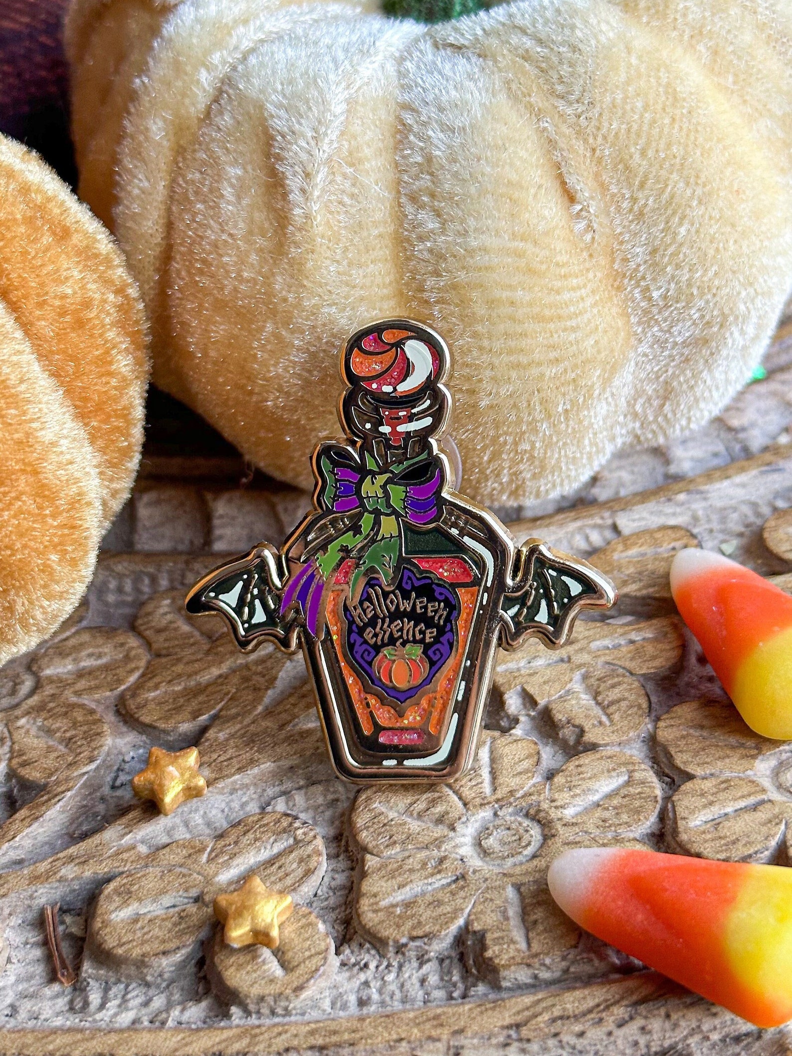 HALLOWEEN ESSENCE POTION. Enamel Pin. Hard Enamel Pin. Witchy Pin ...