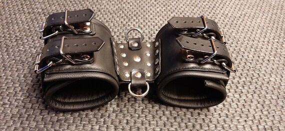 Padded Handcuffs Cow Nappa Approx. 100 Mm Wide Premium - Etsy