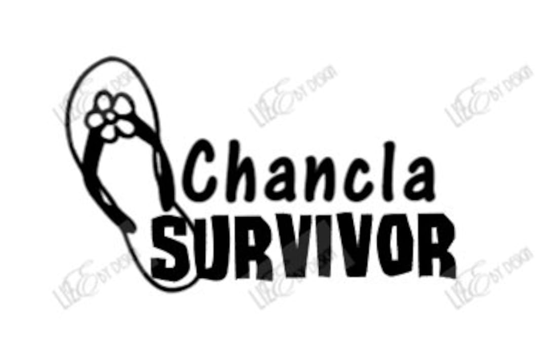 Chancla Survivor Svg - Etsy
