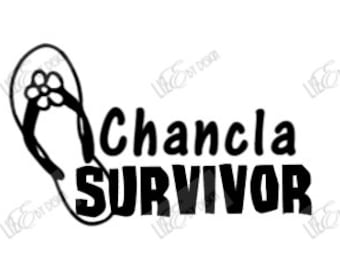 Chancla Survivor. La Chancla. La Chancleta. Funny SVG, PNG Digital File ...