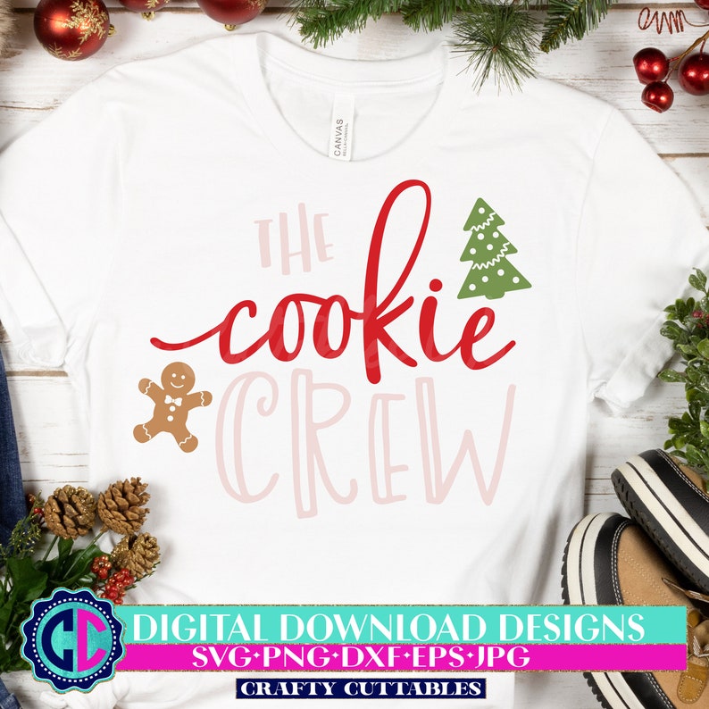 Cookie Crew SVG, Christmas Baking Design (digital Download) - Etsy