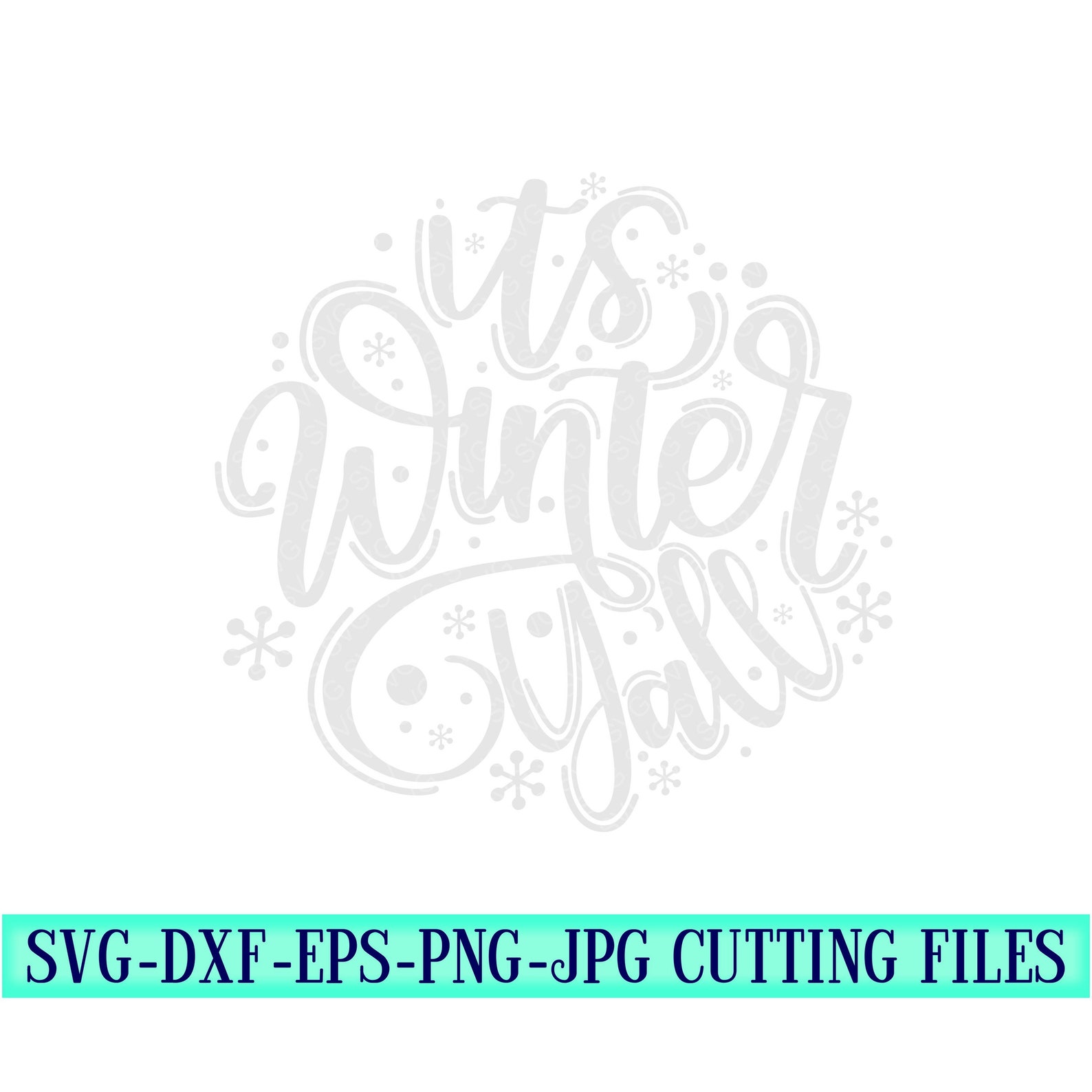 Its Winter Y'all SVG Winter Svg Y'all Svg Winter - Etsy