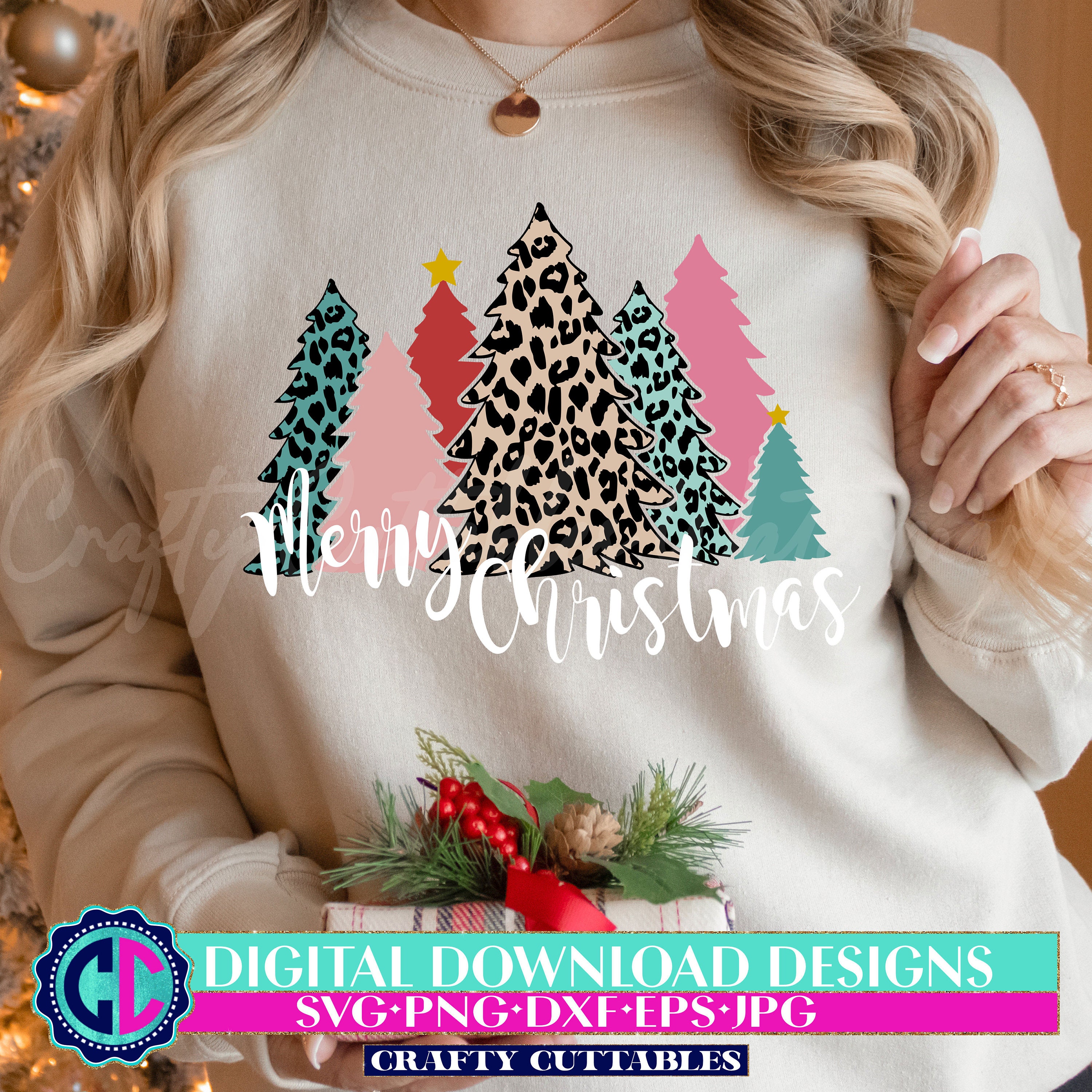 Merry Christmas Tree SVG Cut File Christmas Svg Merry - Etsy