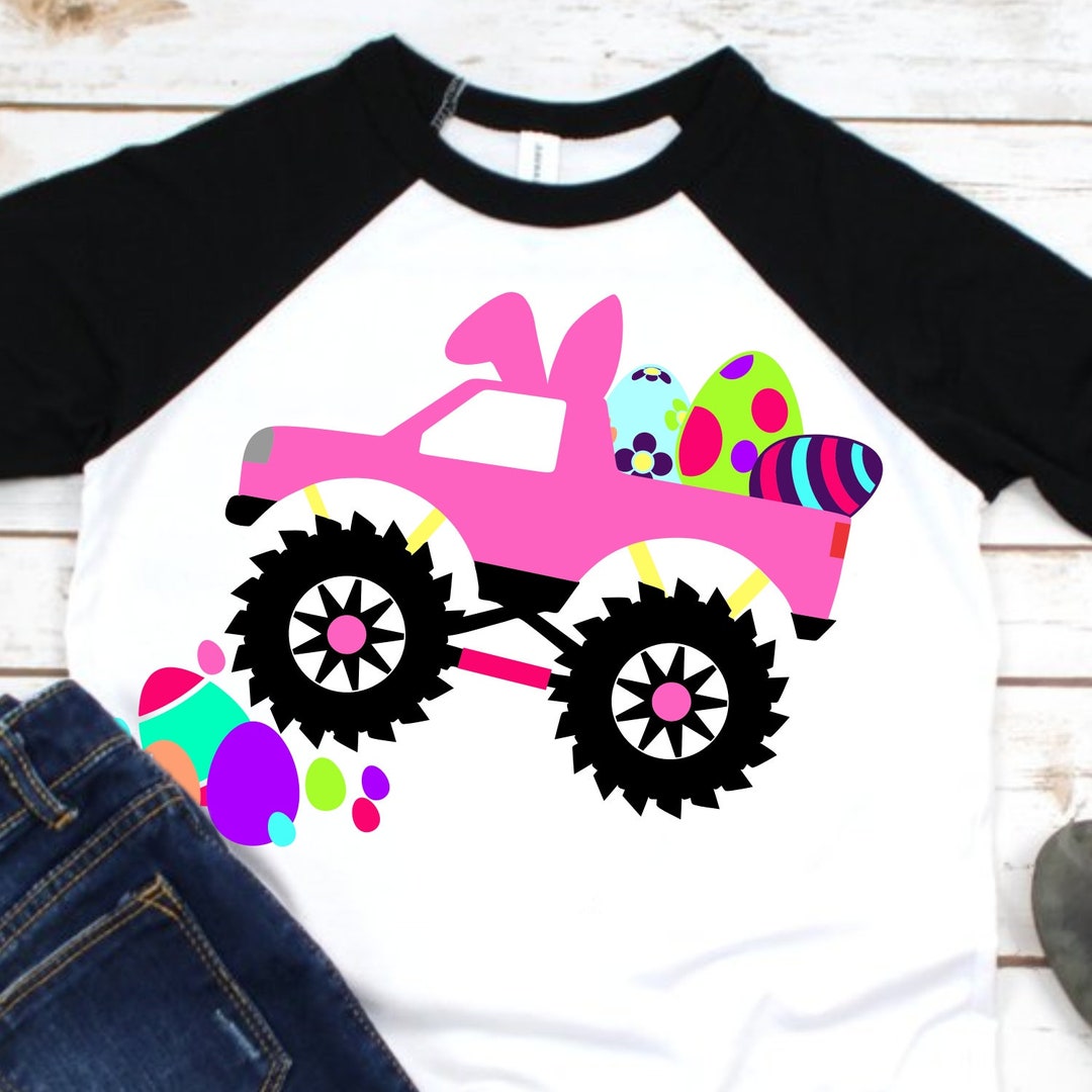 Easter Svg, Easter Monster Truck,monster Truck Shirt,svg Monster Truck ...
