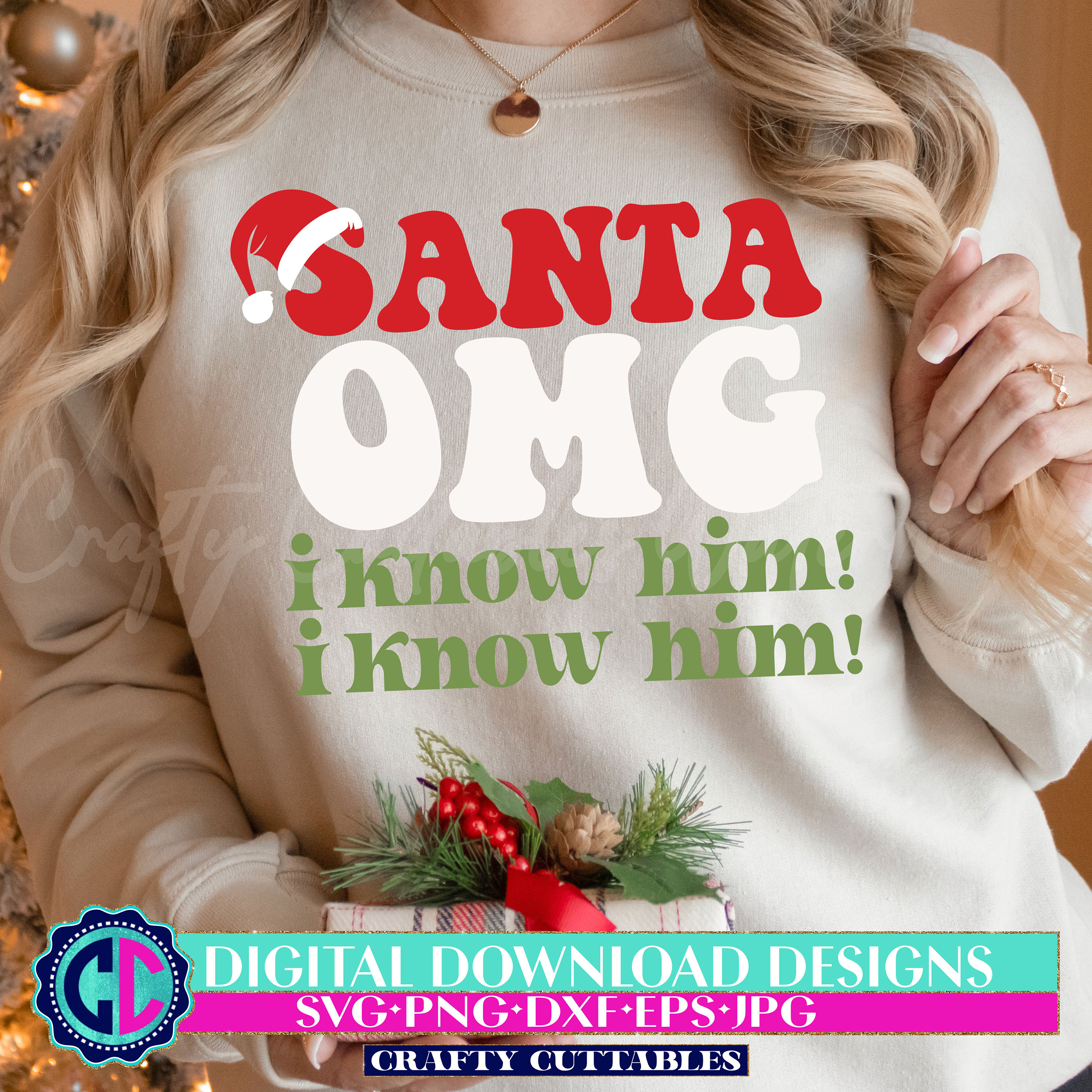 Santa I Know Him SVG Png Jpeg EPS Digital Download - Etsy