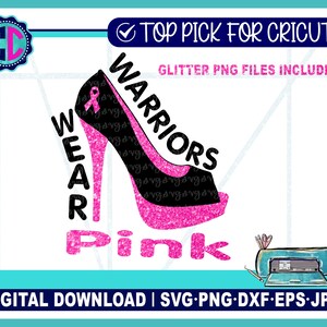 Breast Cancer Svg Warriors Wear Pink Svg Relay for Life Svg - Etsy
