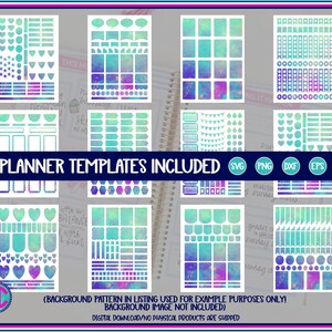 Planner Template Bundle, Planner Stickers Templates, Planner Svg Bundle ...