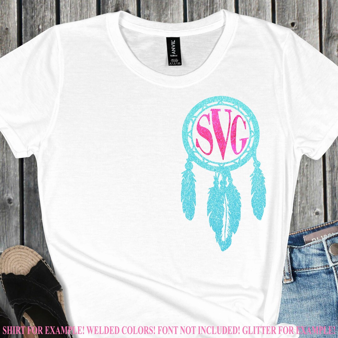 Dream Catcher Svg Dream Catcher Monogram Monogram Dream - Etsy
