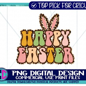 Happy Easter Png, Retro Png, Vintage Png, Leopard, Cheetah, Easter Png ...