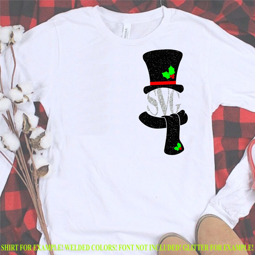 Santa Monogram SVG, Holiday Monogram Svg, Christmas Decals, Christmas ...