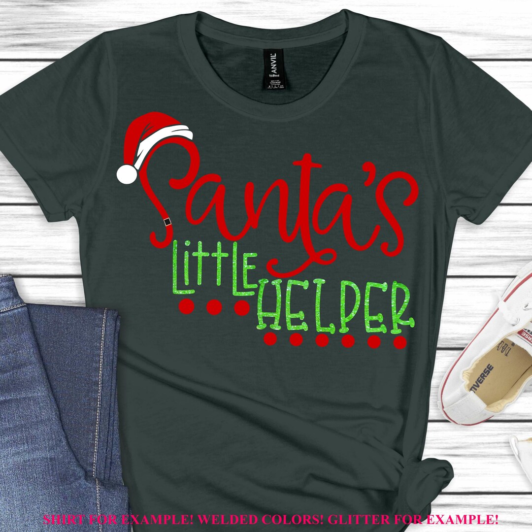 Santas Little Helper Svg, Santas Helper Svg,santa Svg,merry Christmas ...