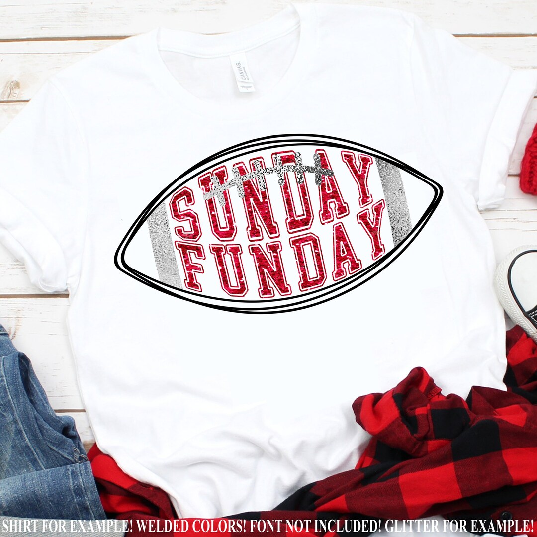 Sunday Funday Football Svg,football Sayings,football Decal,football ...