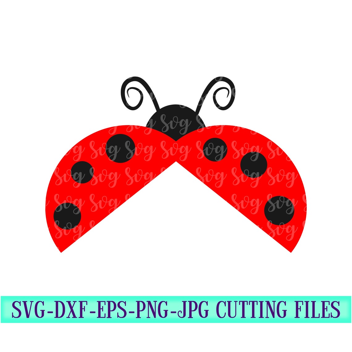 Lady Bug Monogram Svglady Bug Svglady Bug Shirtmonogram | Etsy