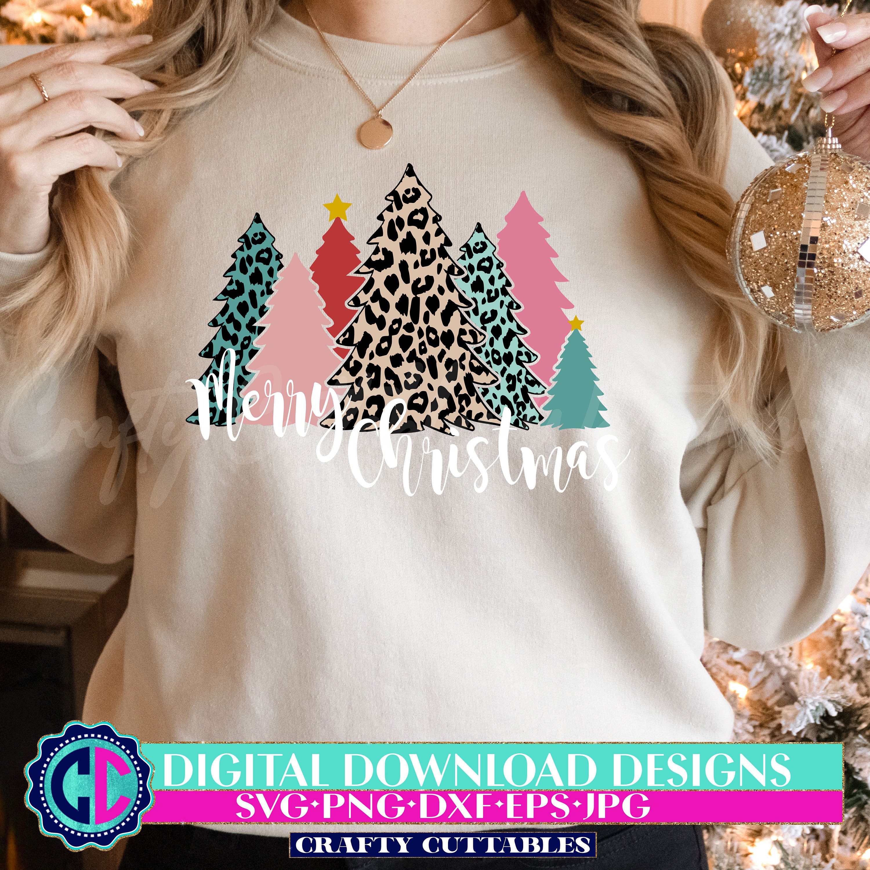 Merry Christmas Tree SVG Cut File Christmas Svg Merry - Etsy