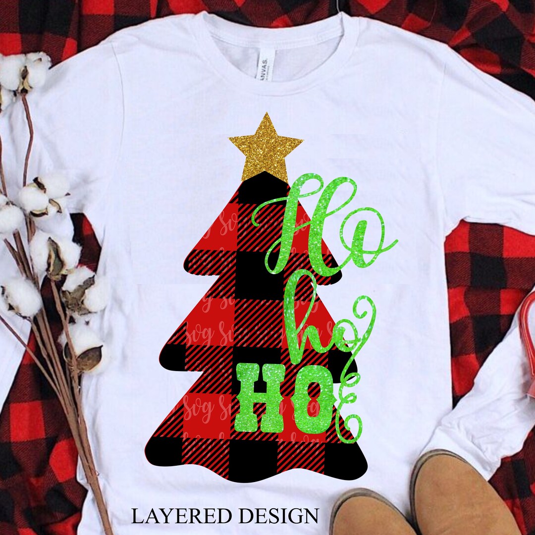 Plaid Christmas Tree Svg Christmas Svgplaid Svgmerry - Etsy