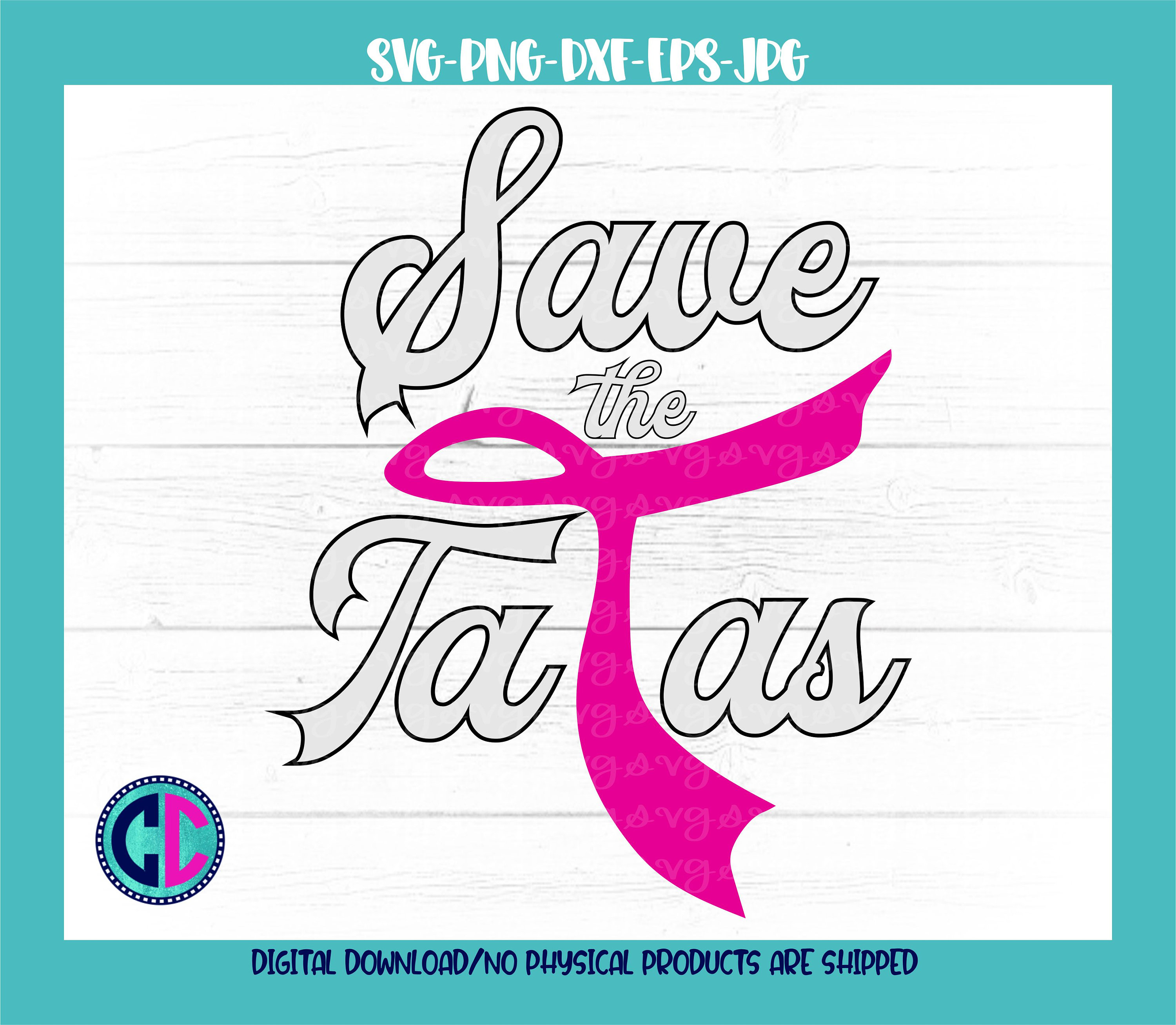 Breast Cancer Svg Save the Ta Tas Svg Breast Cancer - Etsy Singapore