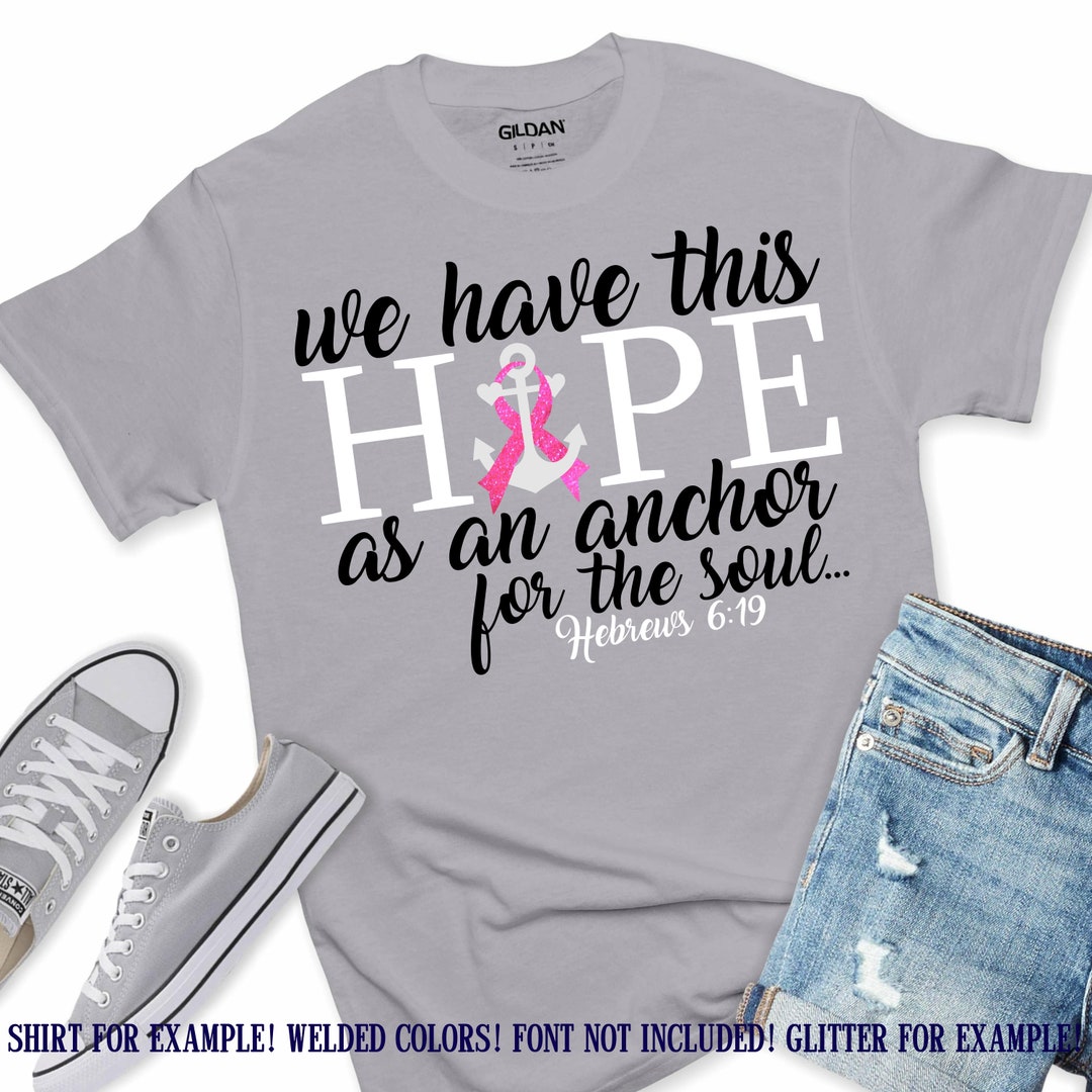 Breast Cancer Svg, Hope is a Anchor Svg, Cancer Survivor Svg, Pink Svg ...