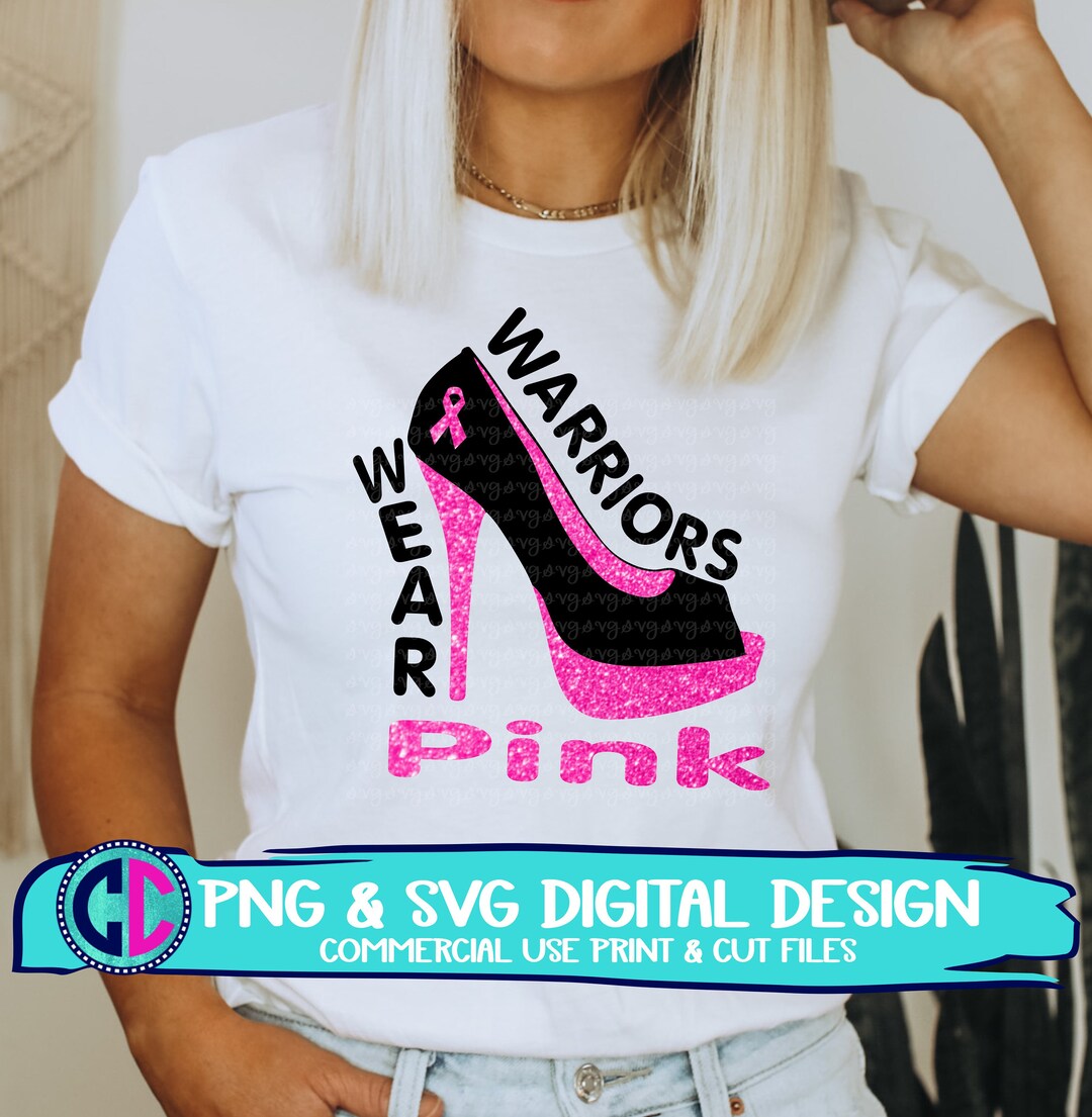 Breast Cancer Svg Warriors Wear Pink Svg Relay for Life Svg - Etsy
