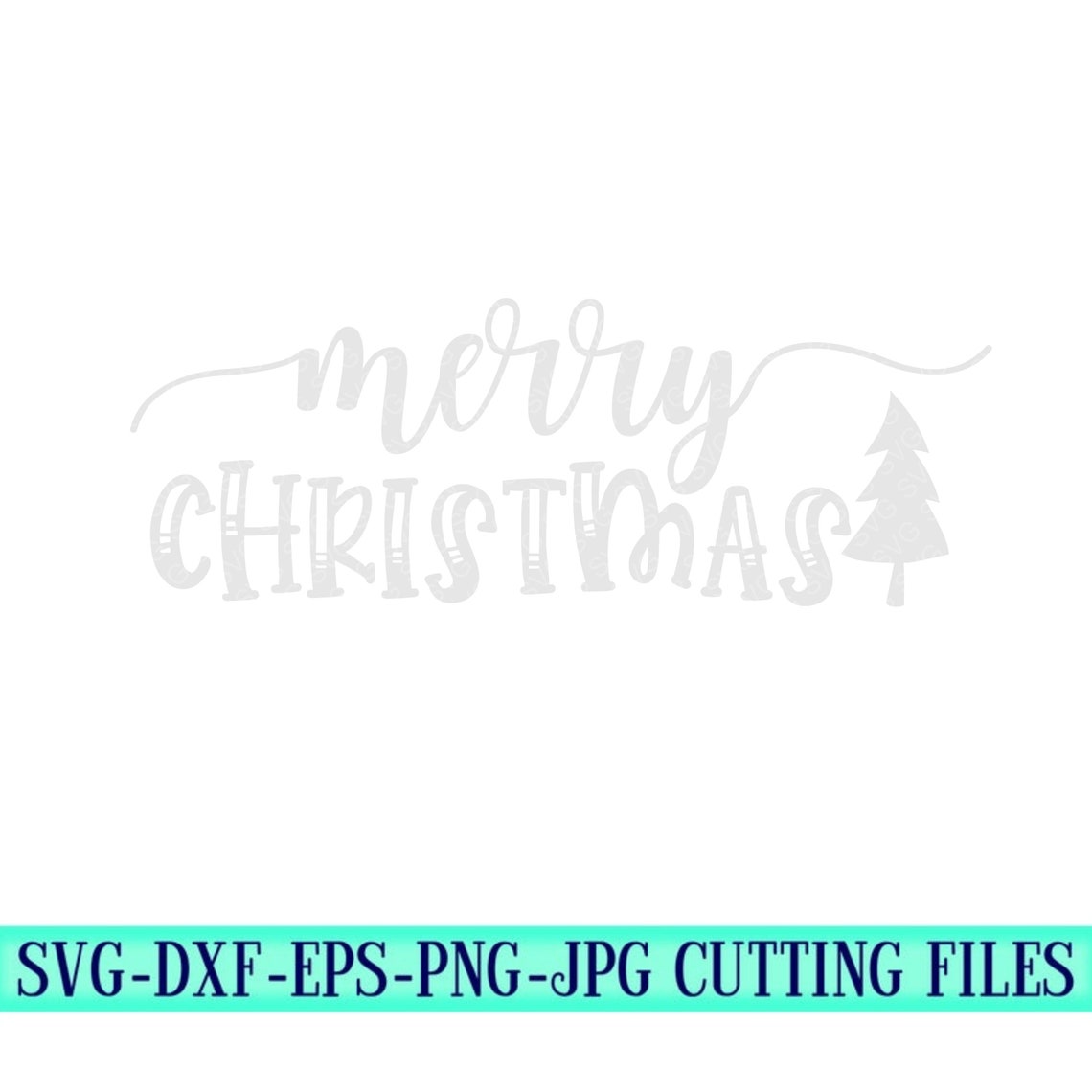 Merry Christmas Svg Christmas Tree Svg Christmas Cut Files - Etsy