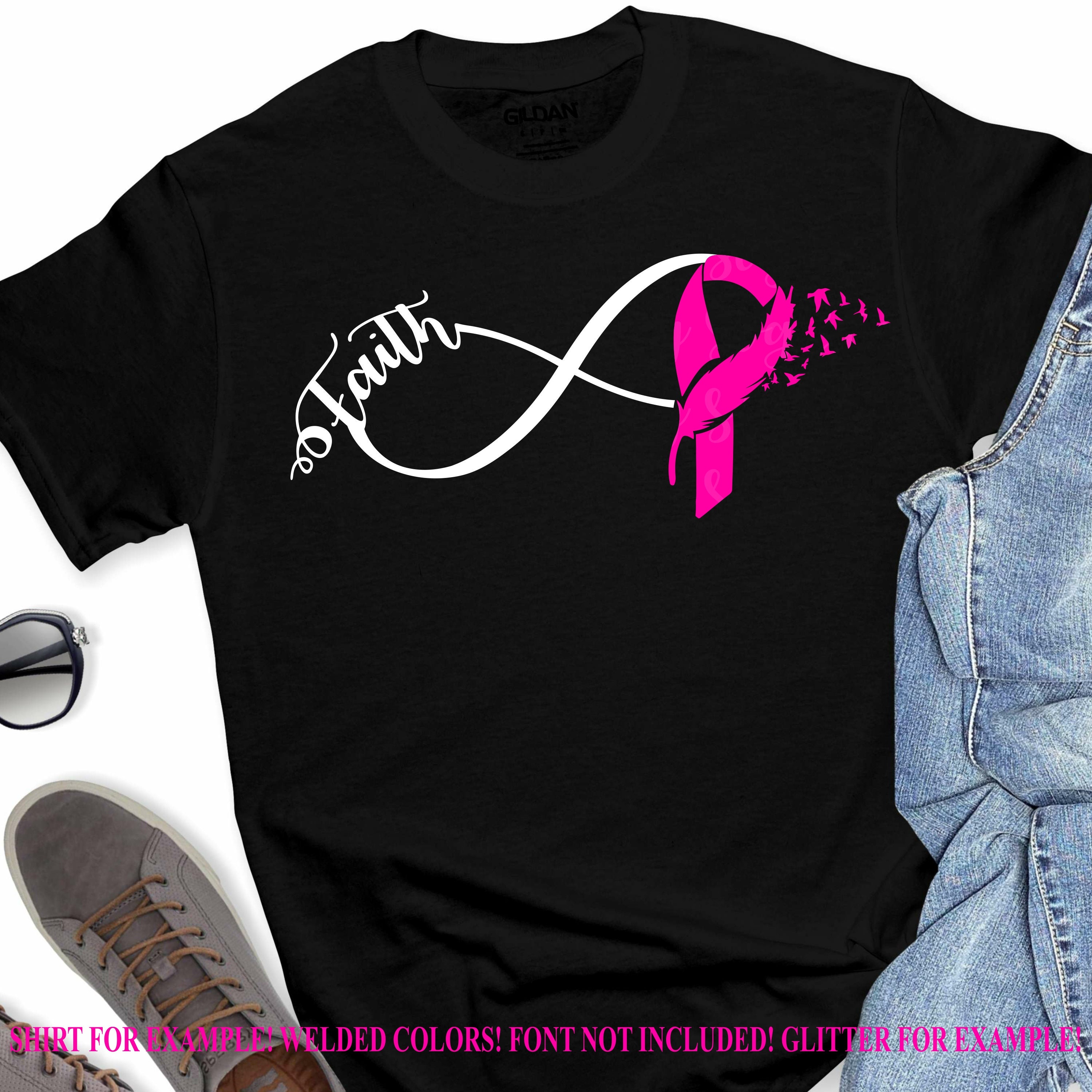 Faith Infinity Ribbon Svgbreast Cancer Svgcancer Survivor | Etsy