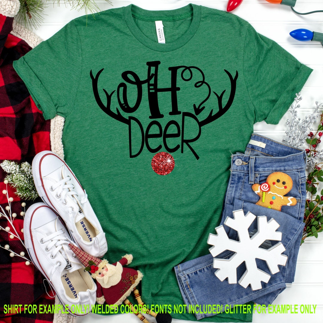 Oh Deer Svg,winter Svg,deer Svg,reindeer Svg,holidy Svg,winter Deer Svg ...