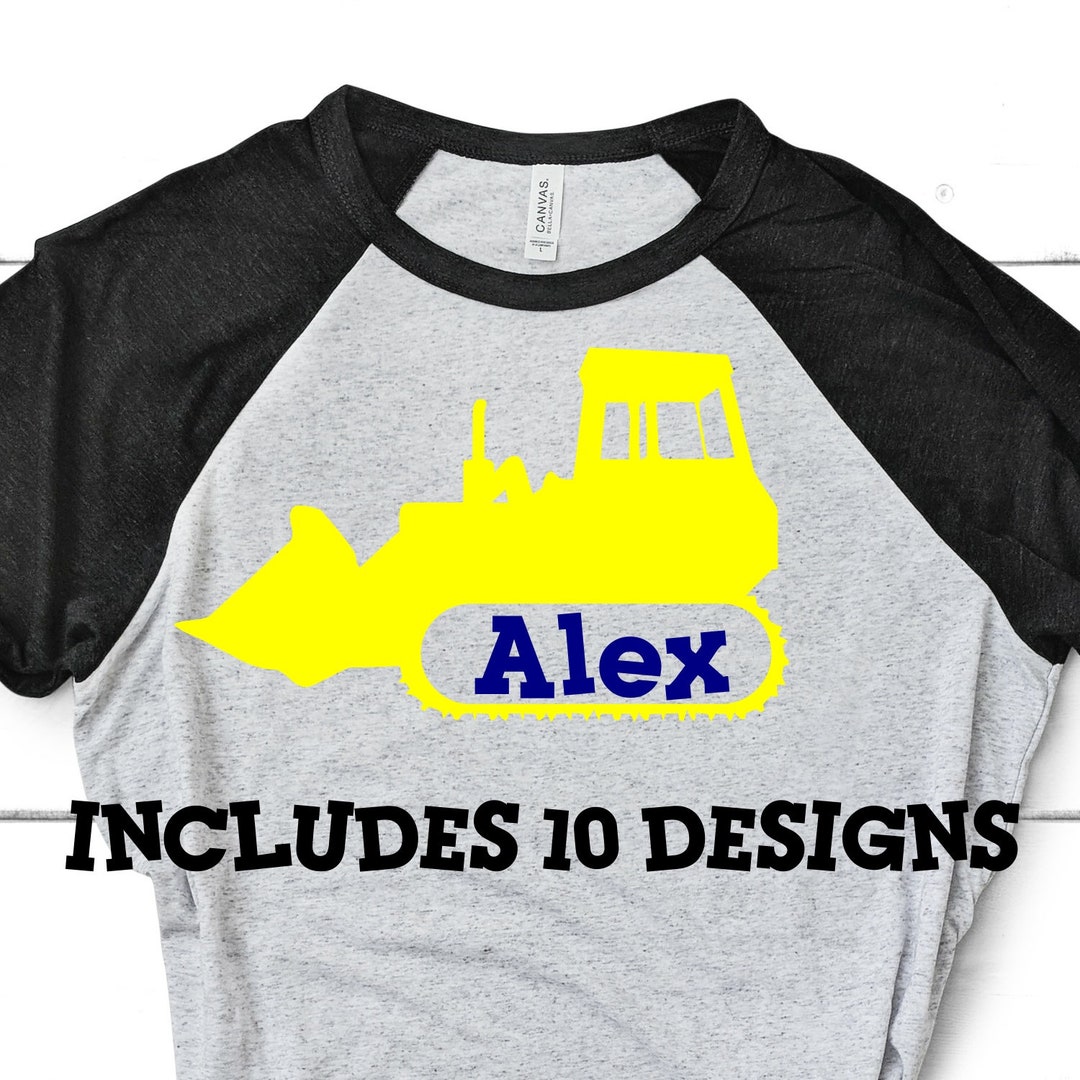 Monogram Construction Svg,construction Trucks,construction Trucks Svg ...