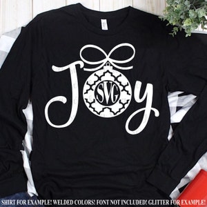 Joy Monogram Svg, Monogram Joy Svg, Christmas Monogram Svgs,mobile Svg ...