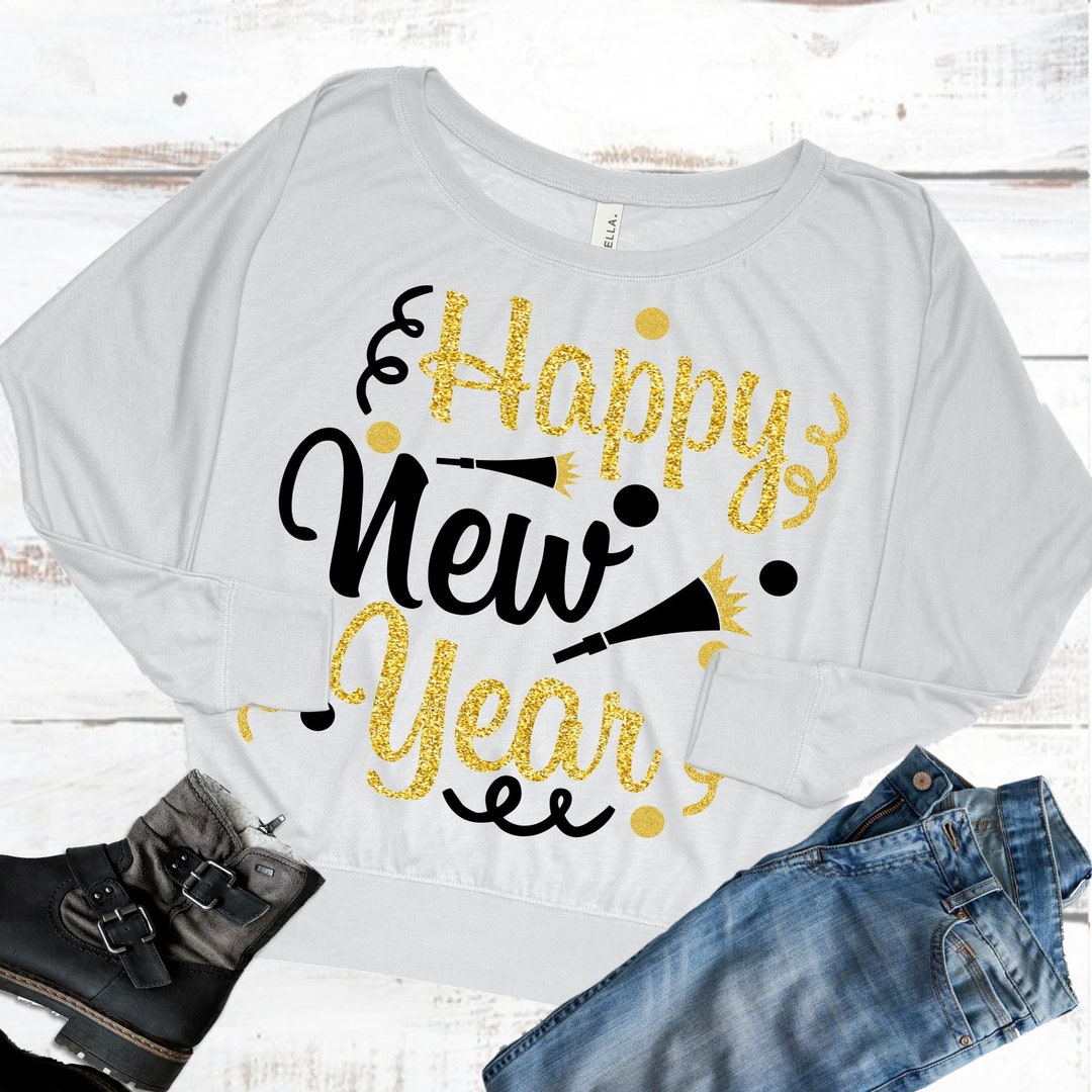 Happy New Year SVG, Holiday Clipart Designs (digital Download) - Etsy