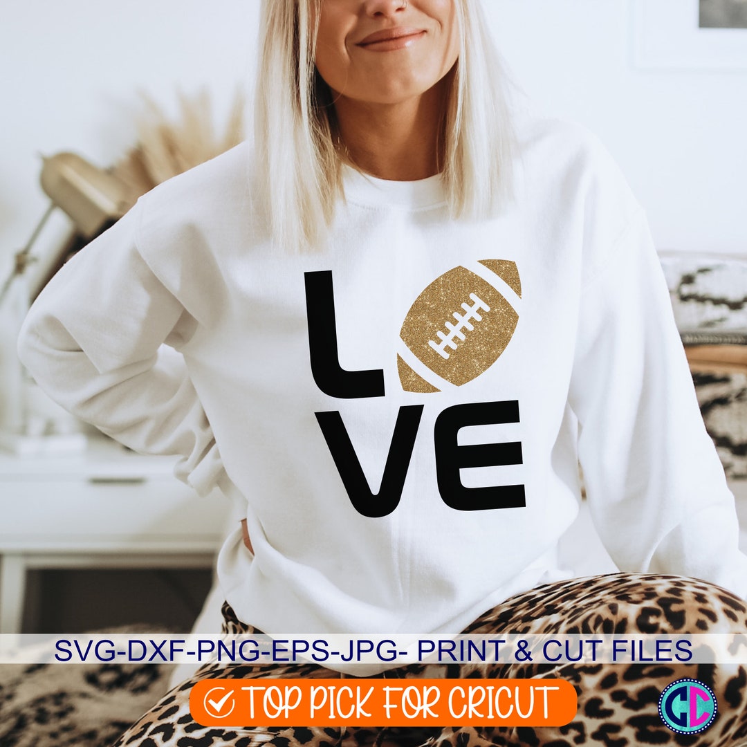 Love Football Svgfootball Sayingsfootball Decalfootball - Etsy