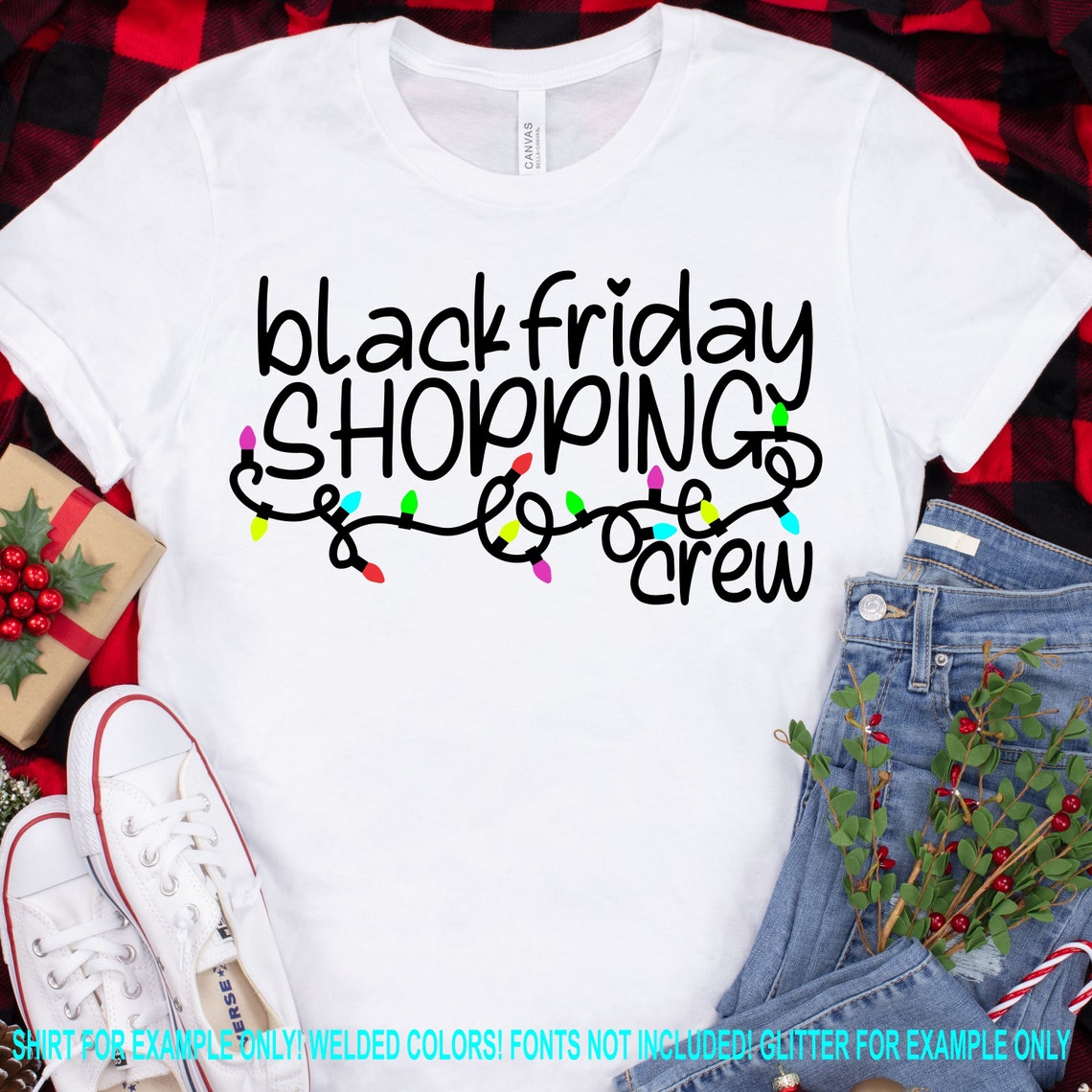 Black Friday Shopping Crew Svgshopping Crew Svgblack Friday - Etsy