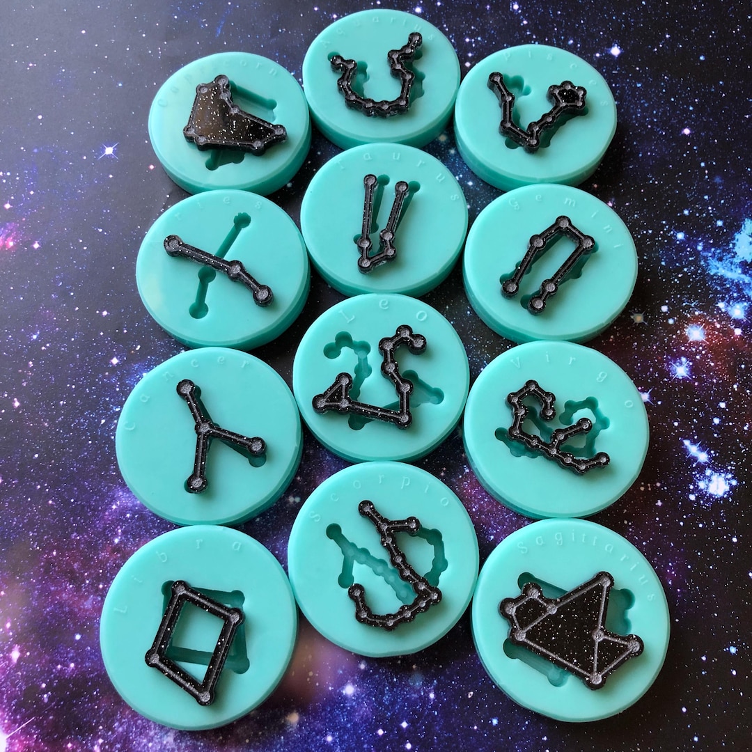 Zodiac Constellations Mold Form Palette - 12 Different Molds (NOT ...