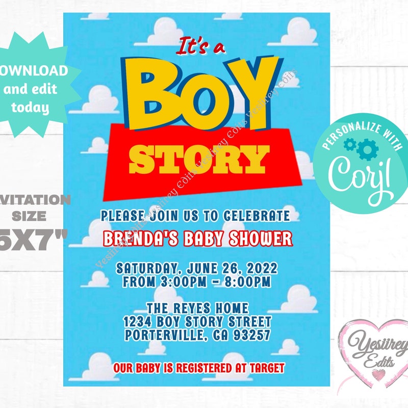 Its a Boy Story - Etsy
