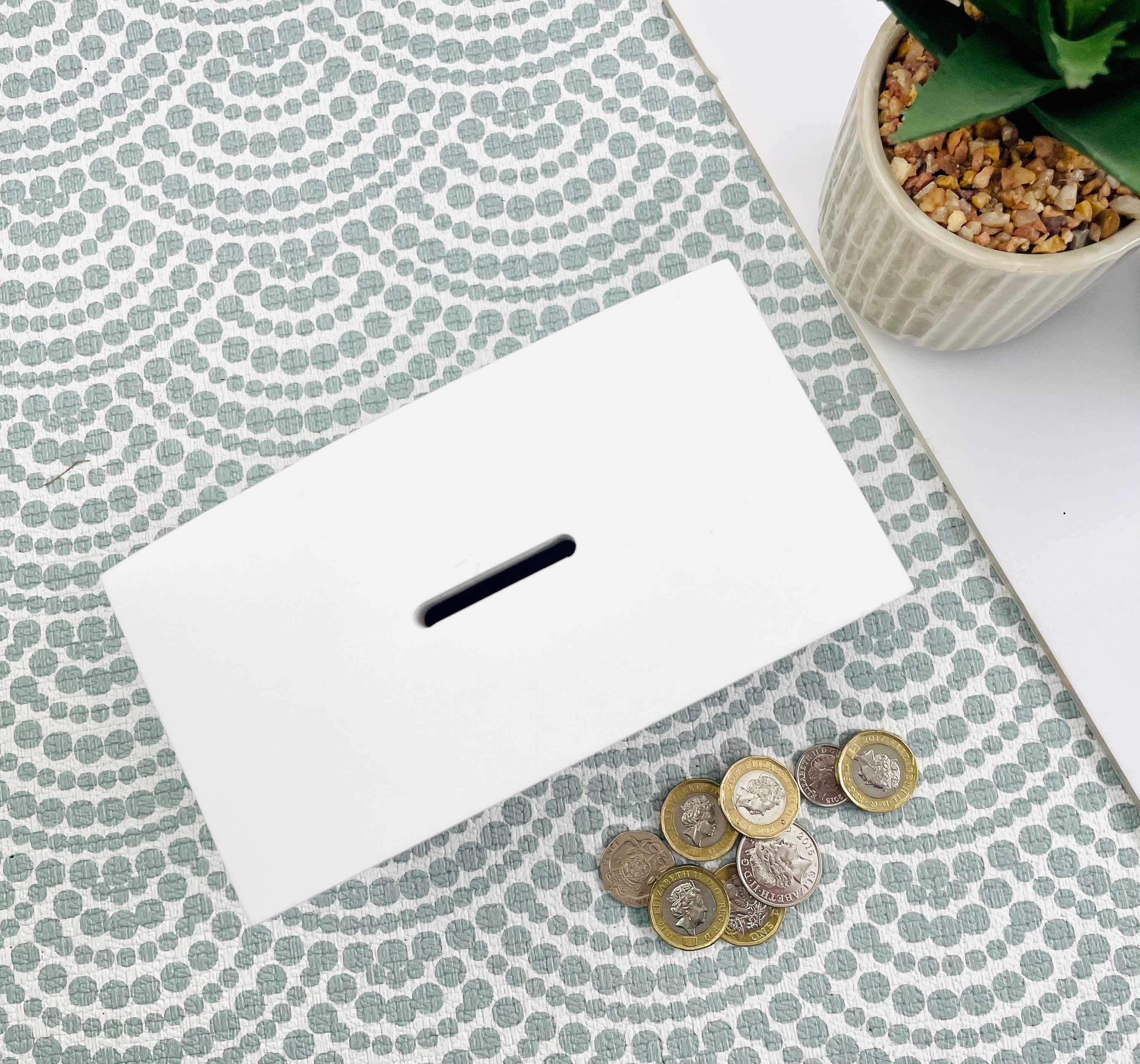 Personalised Money Box Unicorn Rainbow Design / Piggy Bank / First ...