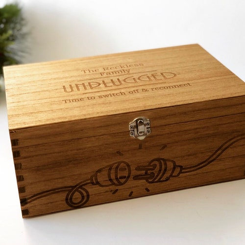 Personalised Family Time Box / Phones Away Box / Technology - Etsy