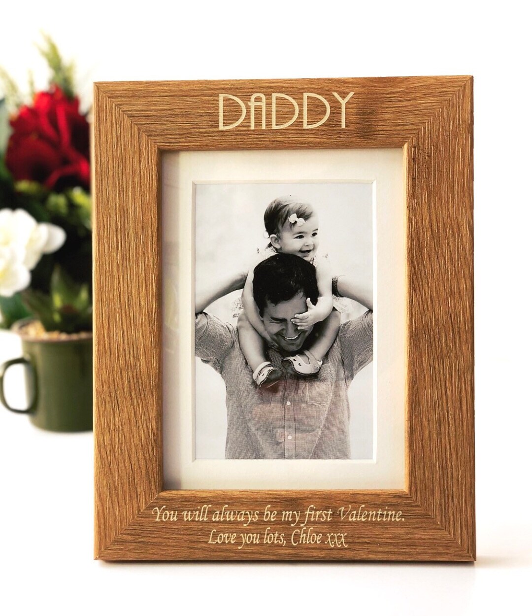 Personalised Daddy Photo Frame / Engraved Photo Frame / Gifts for Dad ...