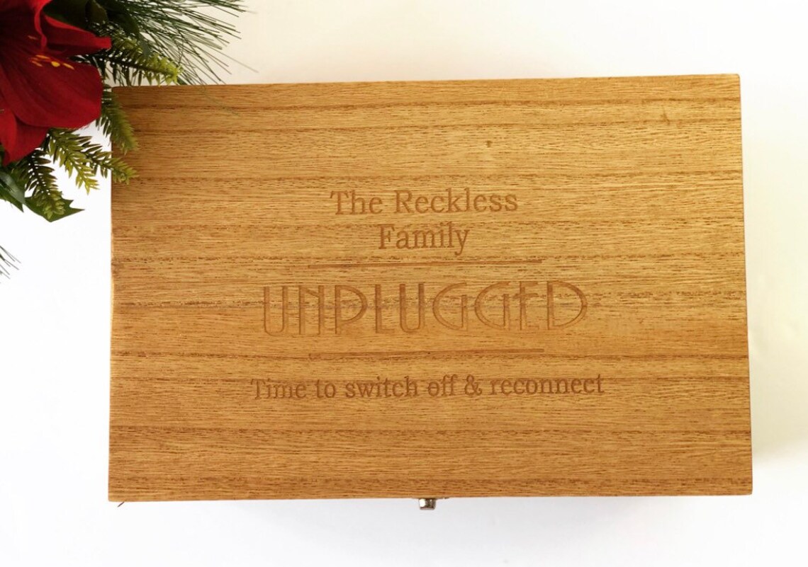 Personalised Family Time Box / Phones Away Box / Technology - Etsy