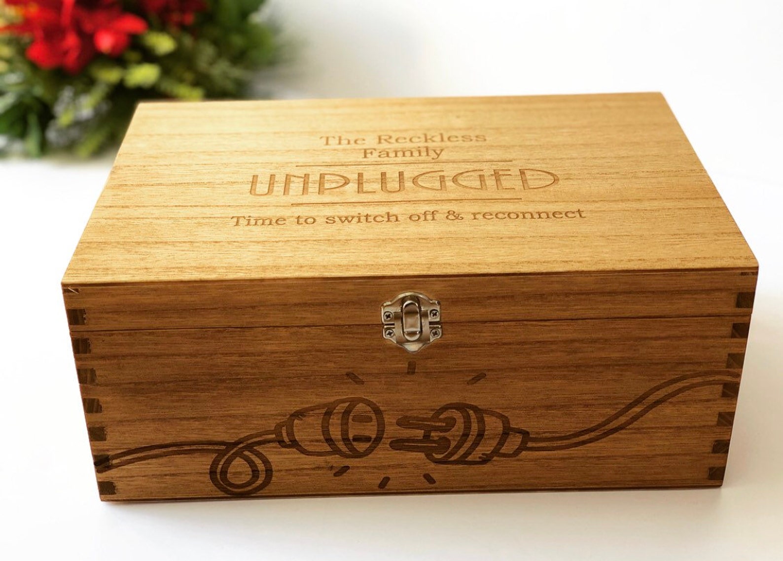 Personalised Family Time Box / Phones Away Box / Technology | Etsy