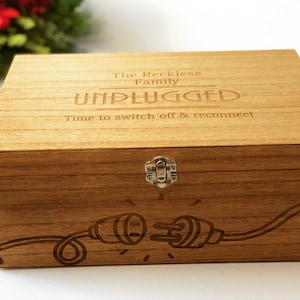 Personalised Family Time Box / Phones Away Box / Technology Free ...