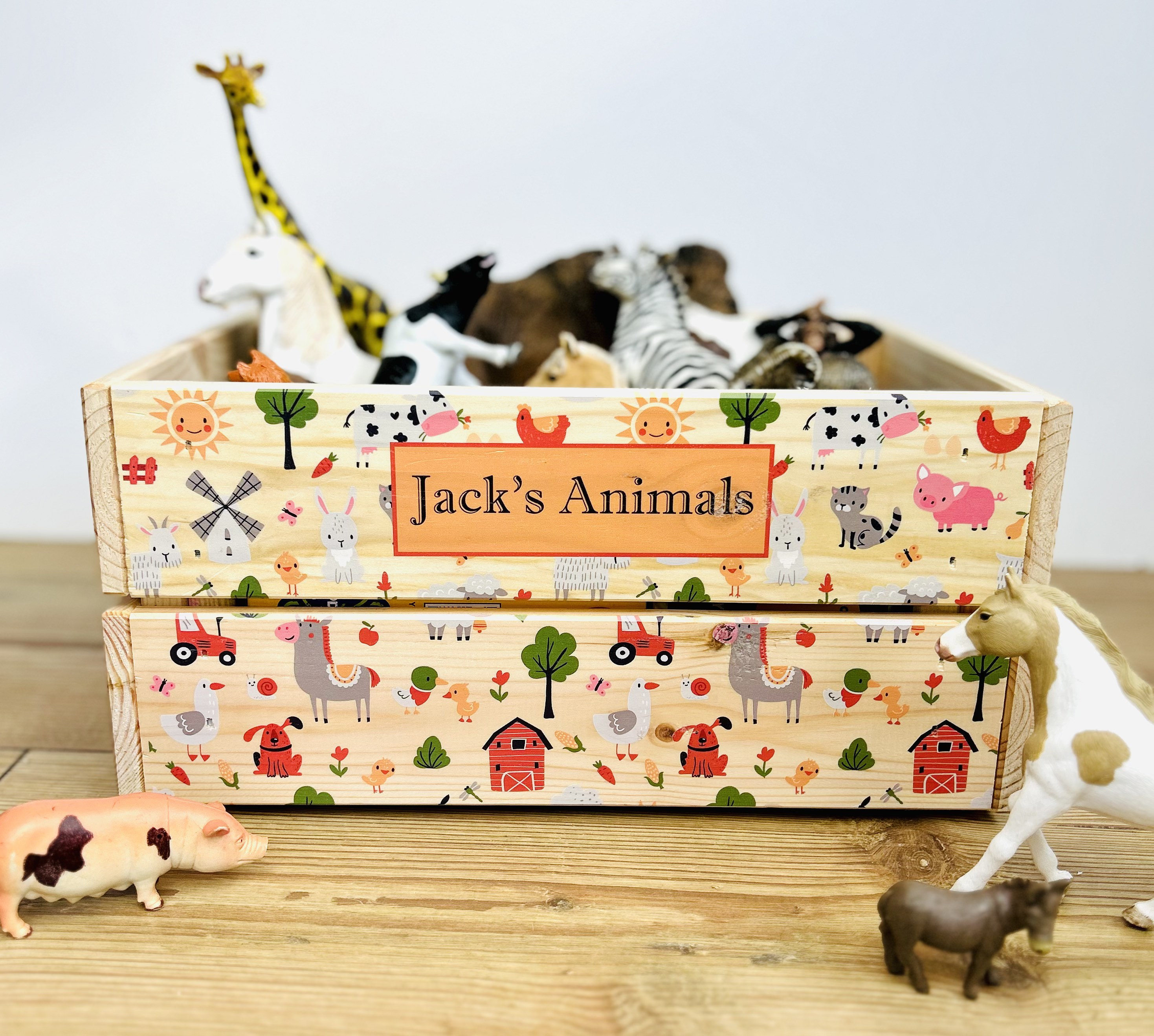 Animal Storage Box Etsy UK
