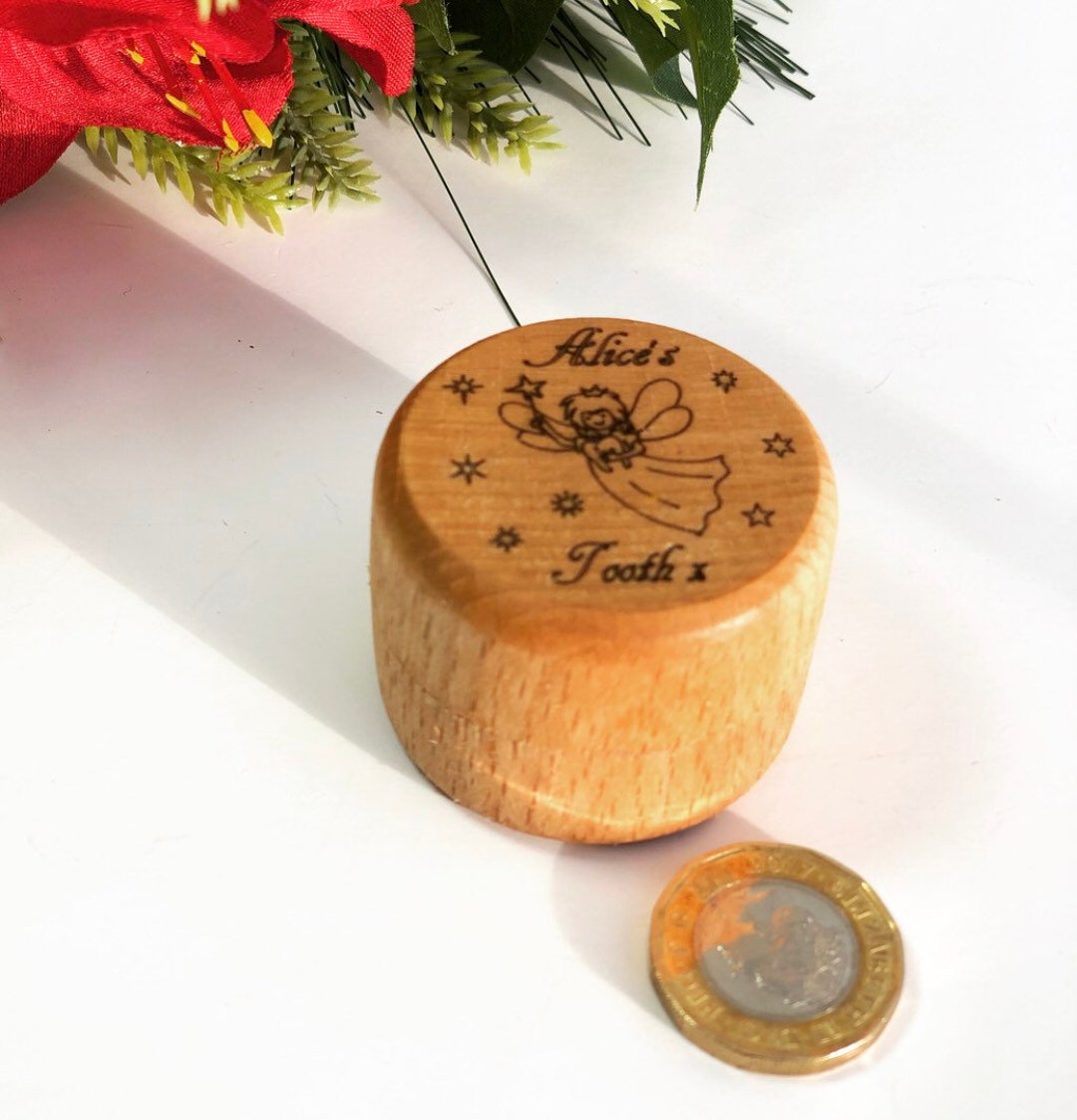 Personalised tooth fairy pot / engaved tooth keepsake / first tooth ...