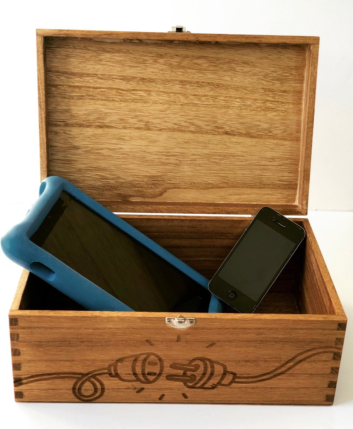 Personalised Family Time Box / Phones Away Box / Technology - Etsy