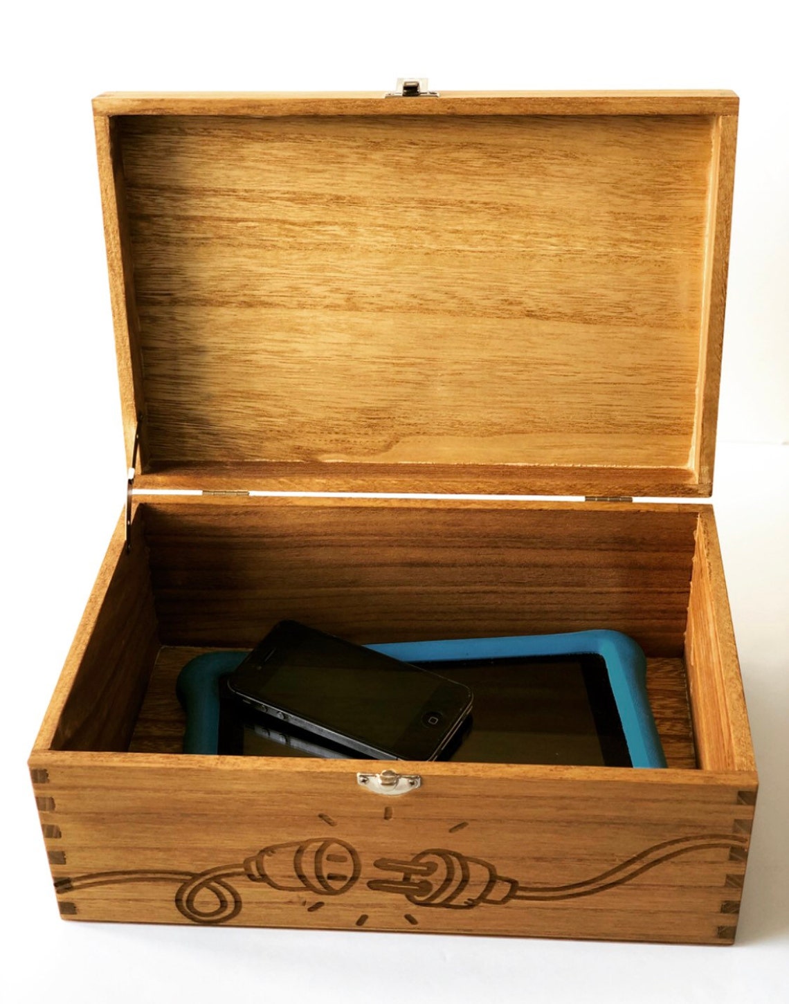 Personalised Family Time Box / Phones Away Box / Technology | Etsy