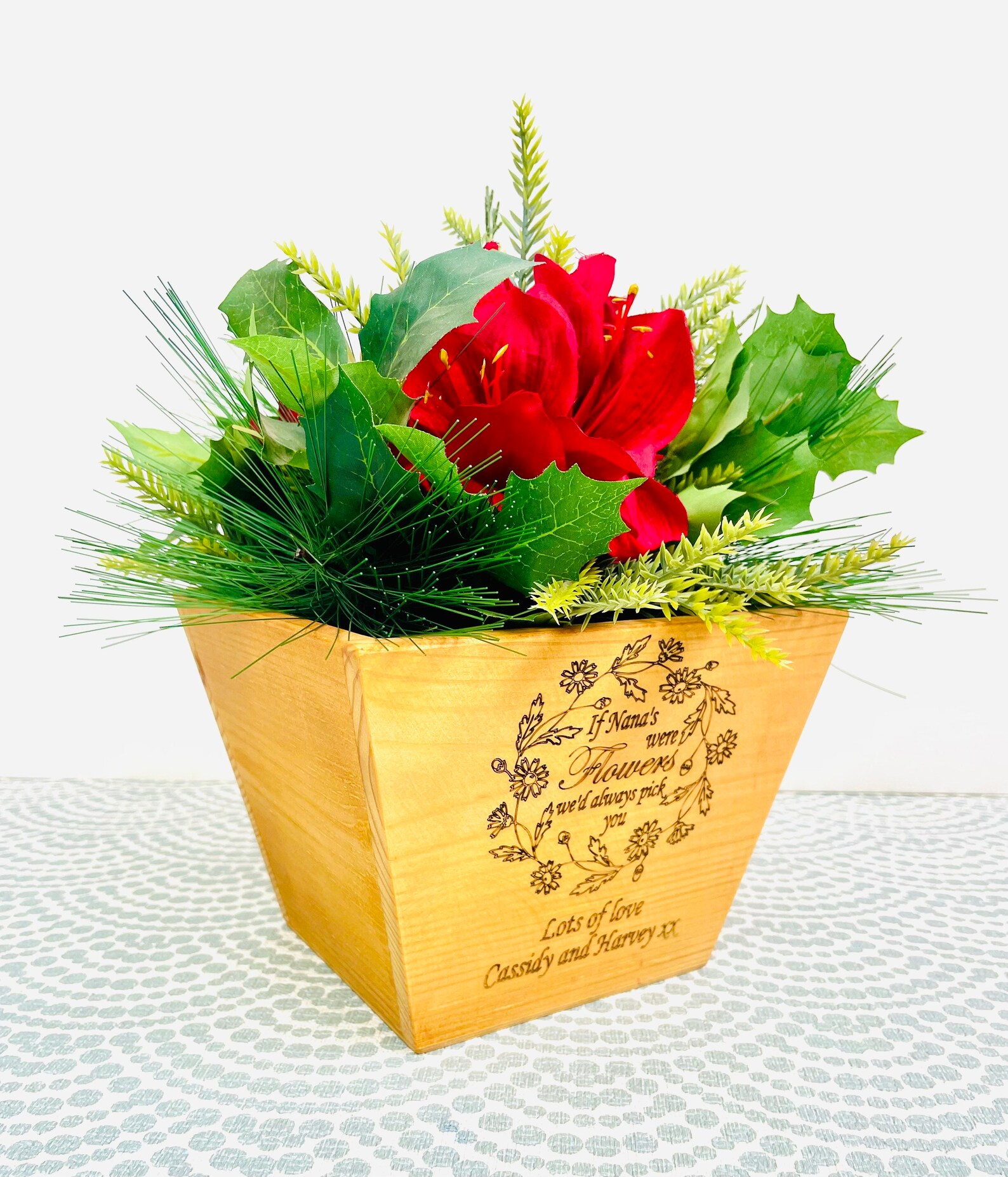 Personalised Plant Flower Pot / Engraved Flower Pot / - Etsy UK