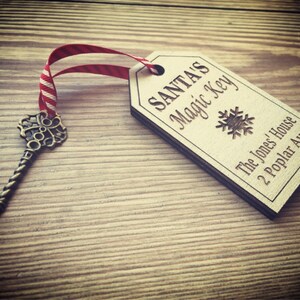 Personalised Santa Key - Etsy