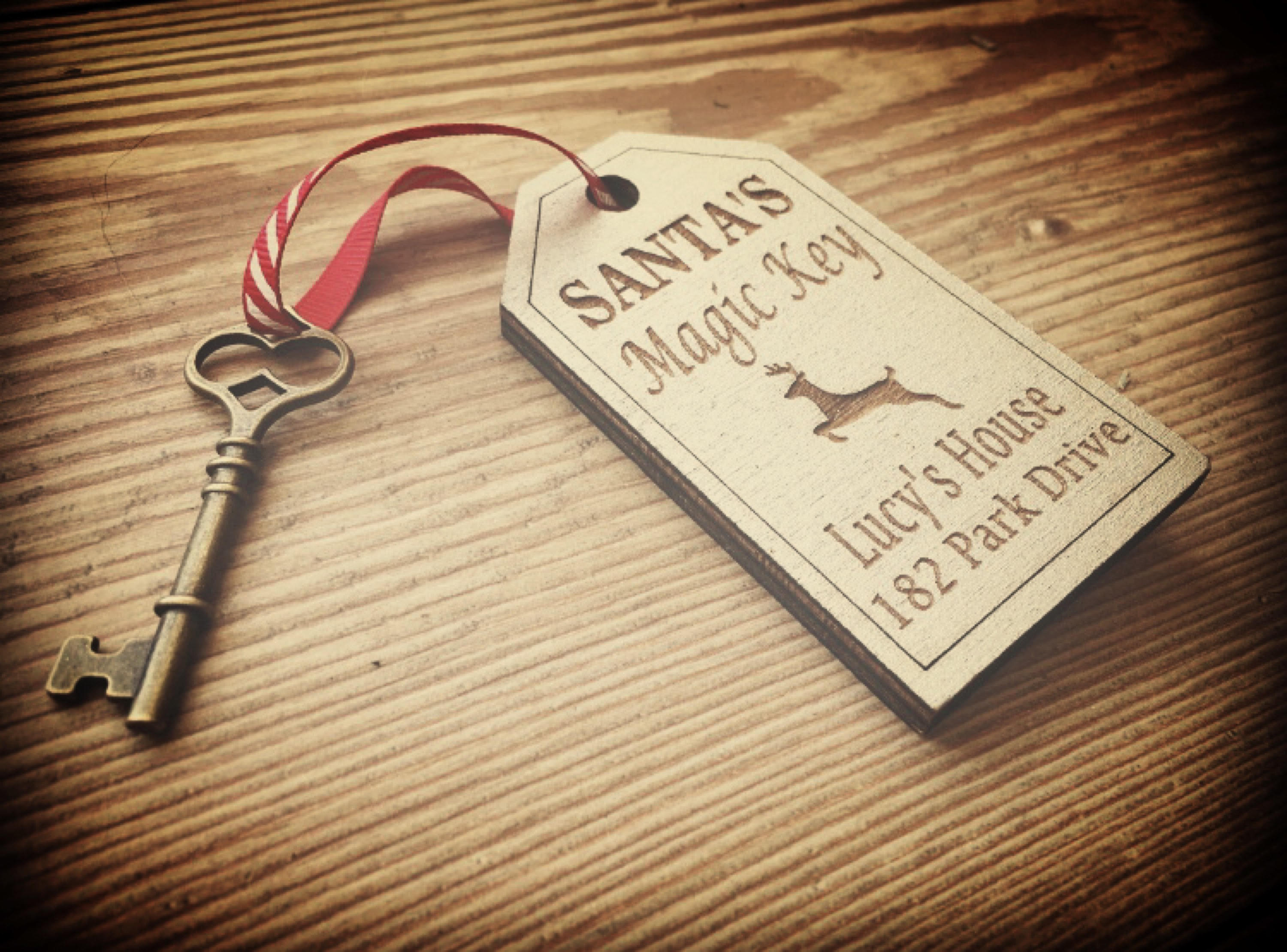 Personalised Santa Key | Etsy
