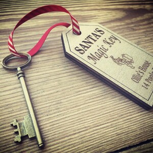 Personalised Santa Key - Etsy