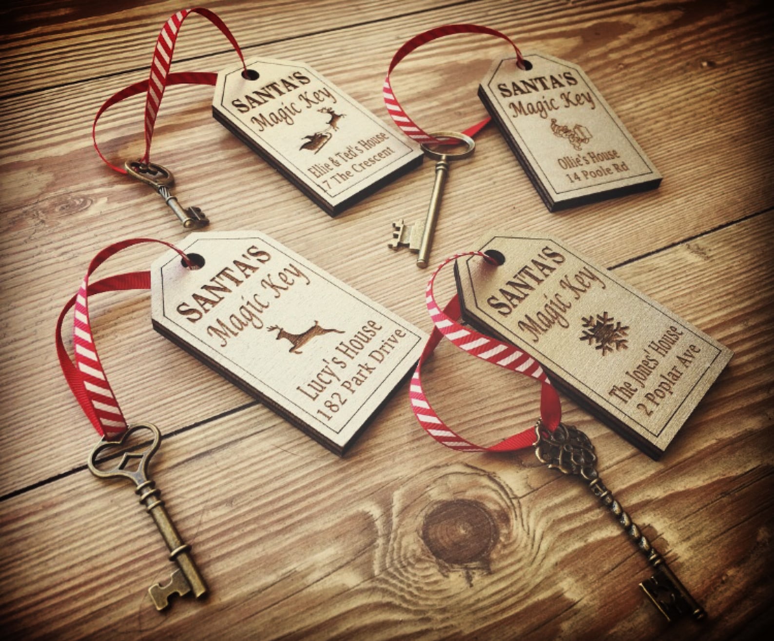 Personalised Santa Key | Etsy